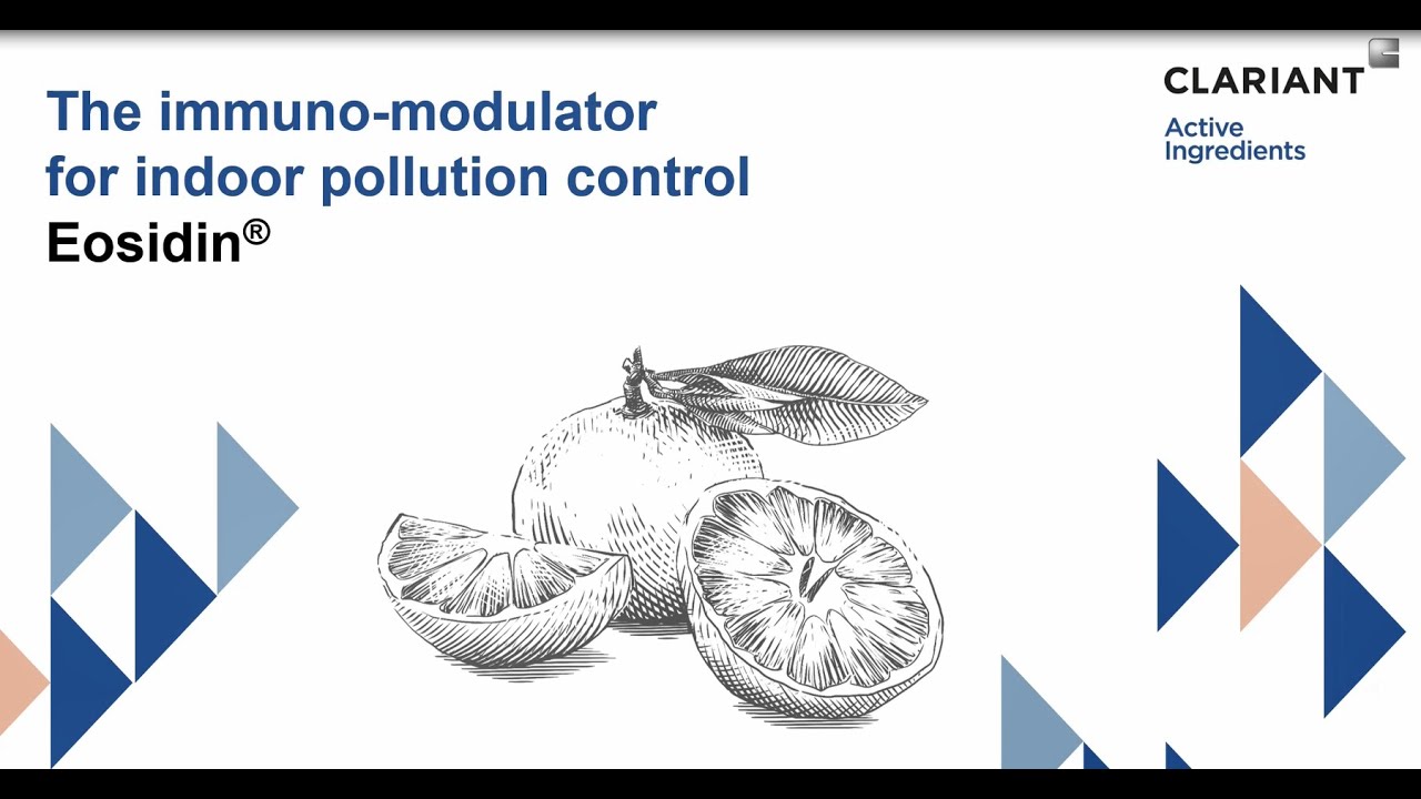 Eosidin®: The immuno-modulator for indoor pollution control - YouTube