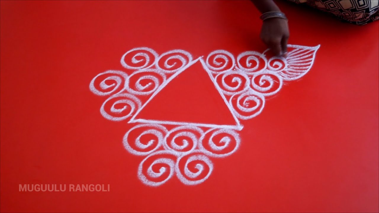 rangoli designs without colours - muggulu designs without dots big ...
