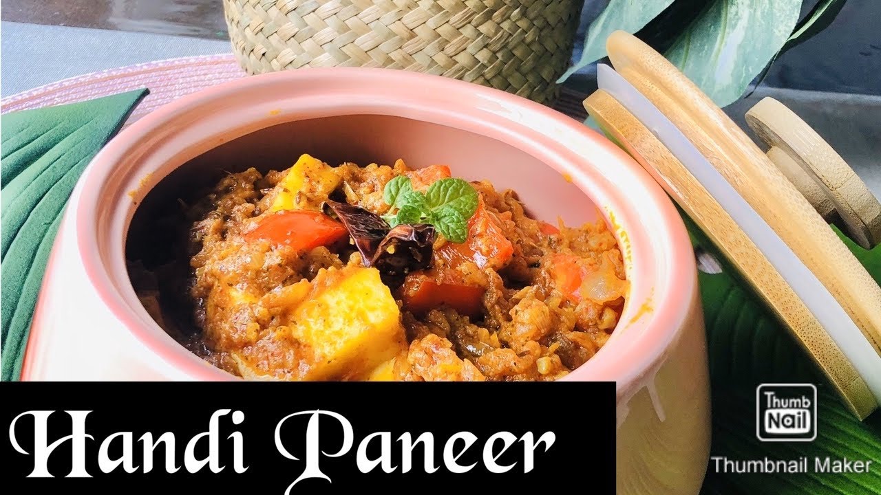 Handi Paneer (Simple And Easy Paneer Recipe) - YouTube