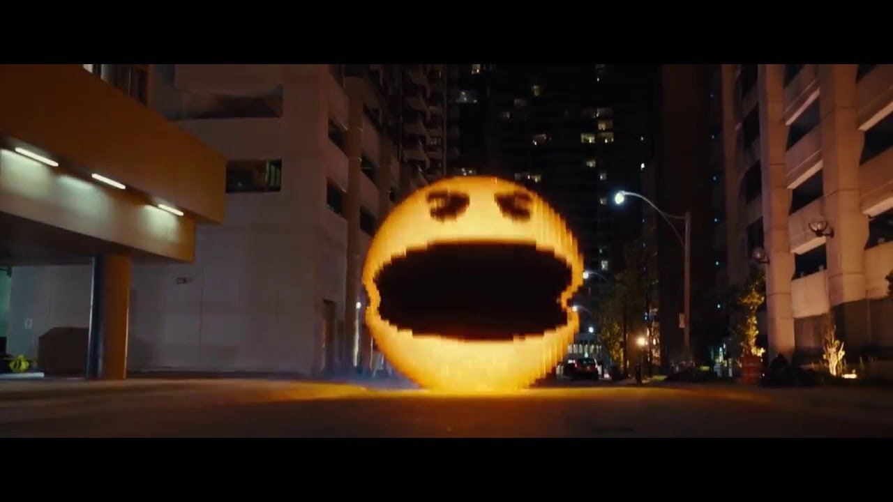 Pixels - Pac-Man Scene - YouTube