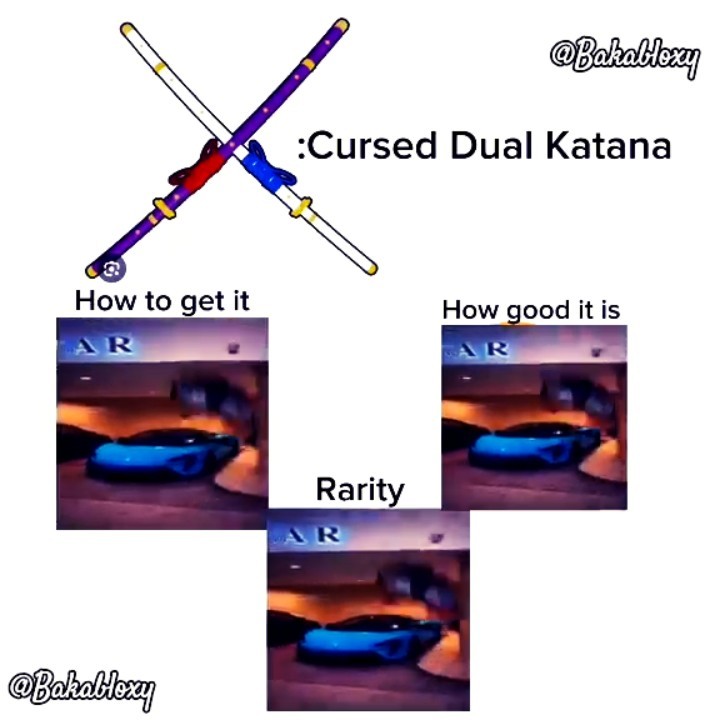 Cursed Dual Katana[ CDk ] Preview☠️ #meme #funk #curseddualkatana #ttk ...