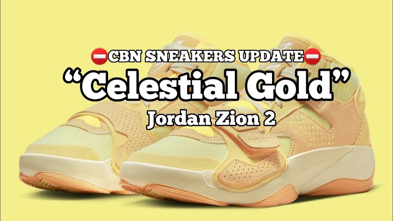 First Look // Jordan Zion 2 “Celestial Gold” - YouTube