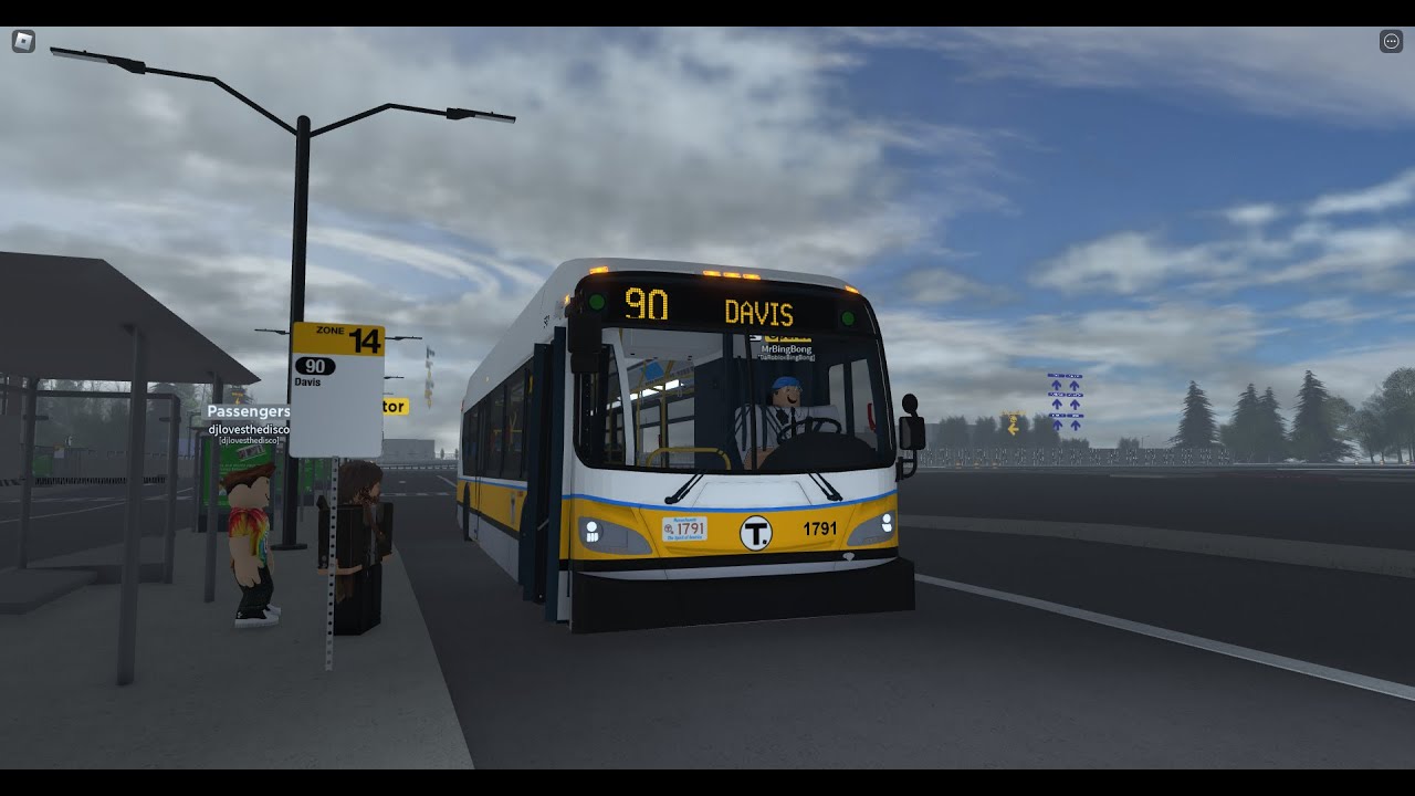 Route 90 To Davis (MBTA ROBLOX) - YouTube