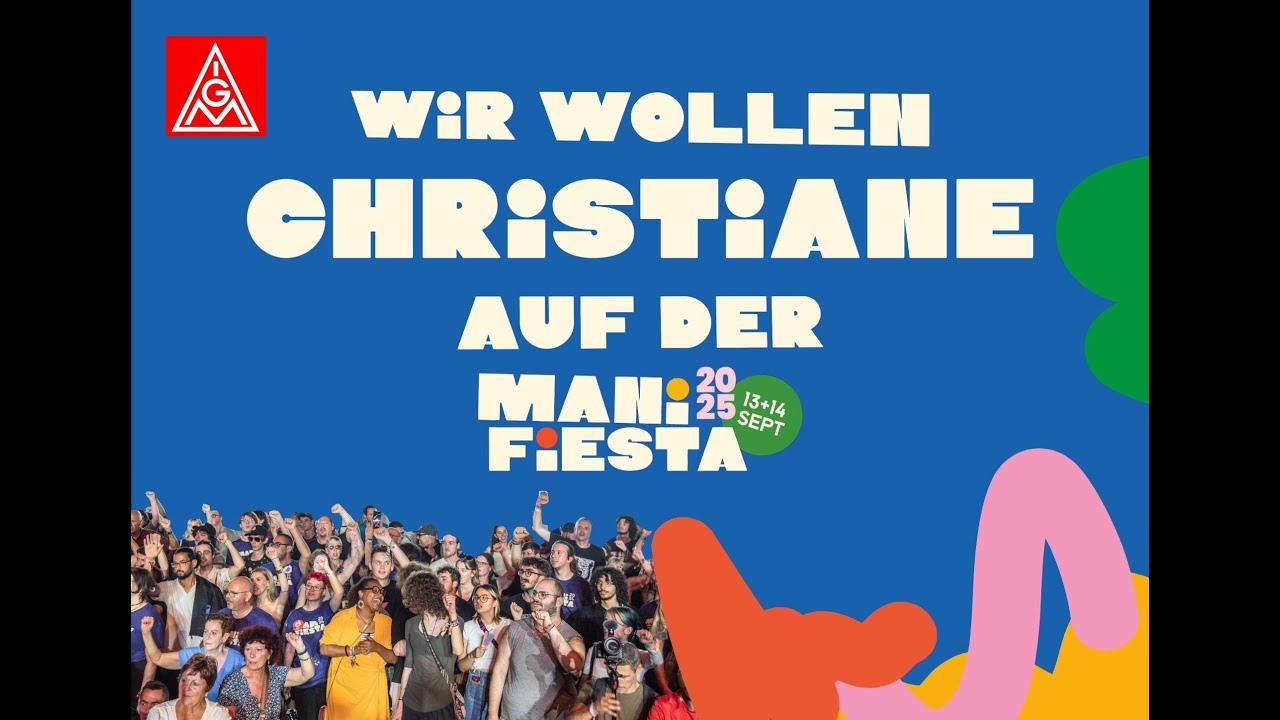 Wir wollen Christiane auf der ManiFiesta 2025! - YouTube