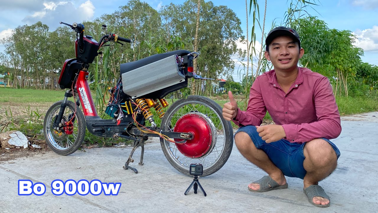 Review ''Xe Đạp Điện Độ'' Bo 9000w Bánh 2000w Của Em Racing Boy Đề Ba ...