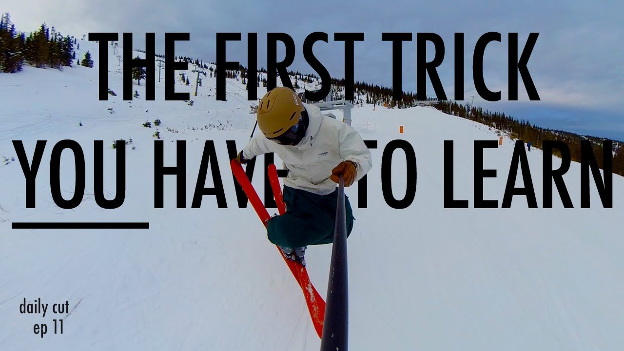 the EASIEST trick to learn on skis - YouTube