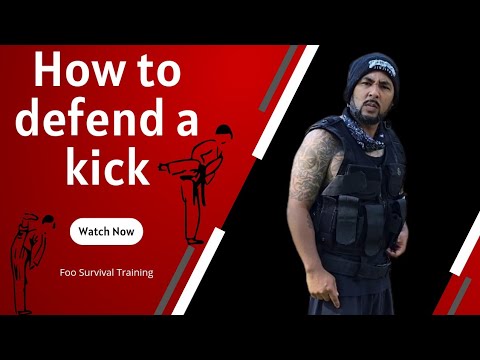 Defend against a kick - Easy Steps - YouTube