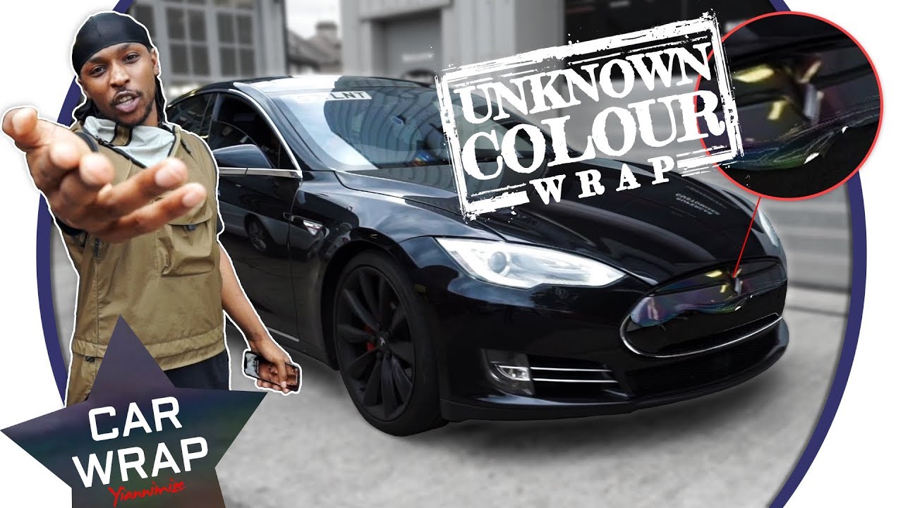 FIRST EVER! JME's Tesla Model S wrapped in Some Cheap Online Vinyl ...