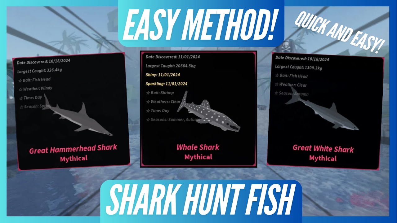 HOW TO FIND SHARK HUNTS EASILY IN FISCH! | Roblox - YouTube