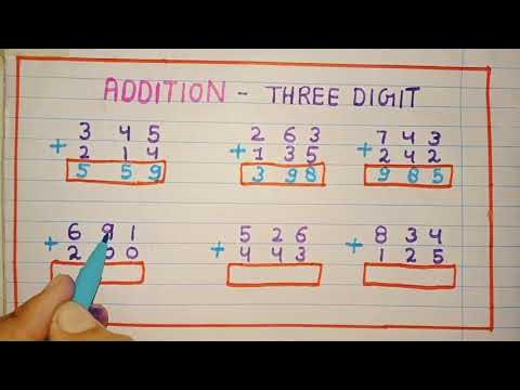 Addition || addition without carry over || Three digit addition || @BasicknowledgebyHasnain ...
