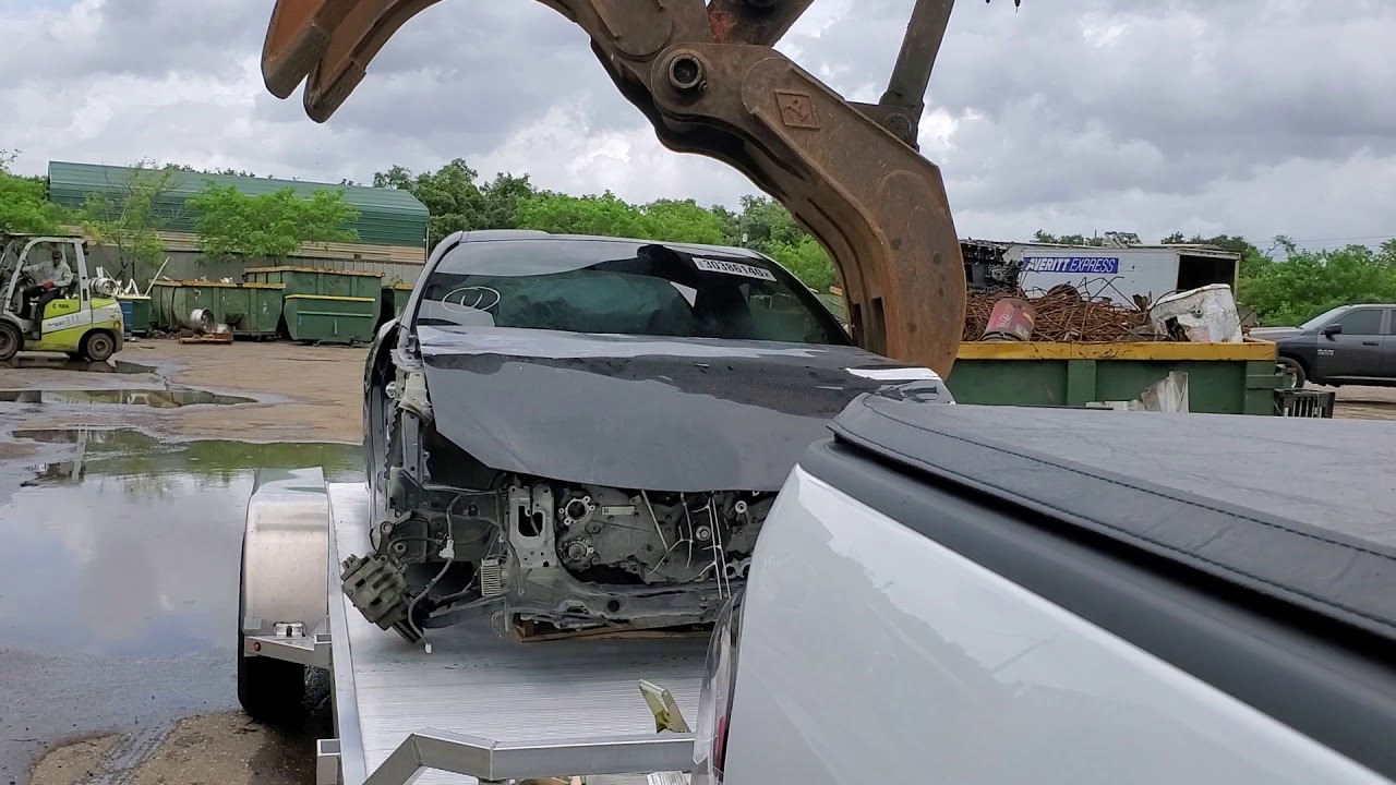 Another 2015 FRS getting dropped off for scrap - YouTube