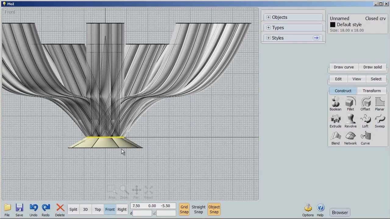 Moment of Inspiration: Intro 6 - Extrude, Array, Twist - YouTube