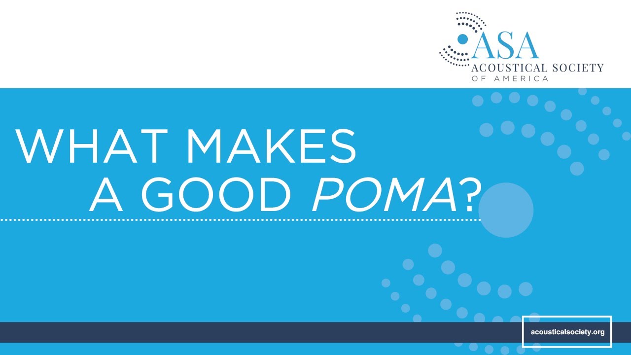 What makes a good POMA article? - YouTube