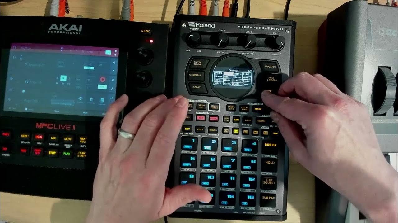 SP404 mk2 64.5 - Adjusting the Mix and Playing with Effects - YouTube