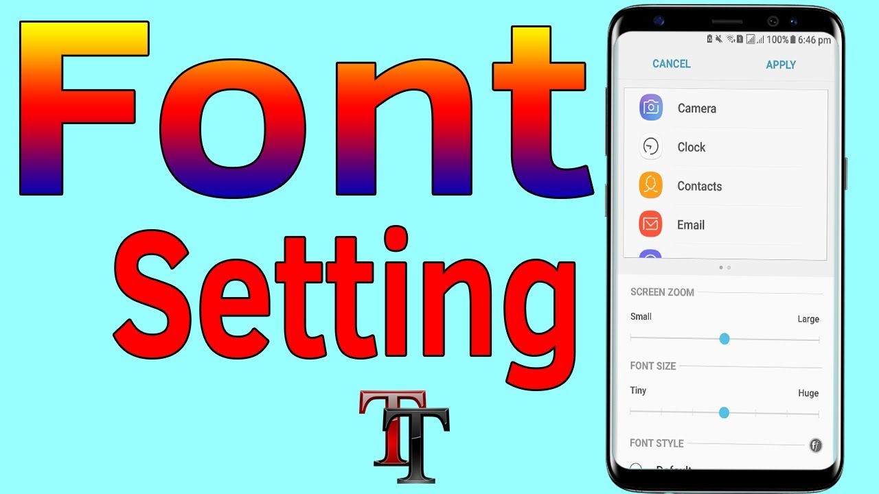 Font Setting How To Increase Or Change Font Size On Galaxy J7 S7 S8 Font Setting How To Increase Or Change Font Size On Galaxy J7 S7 S8