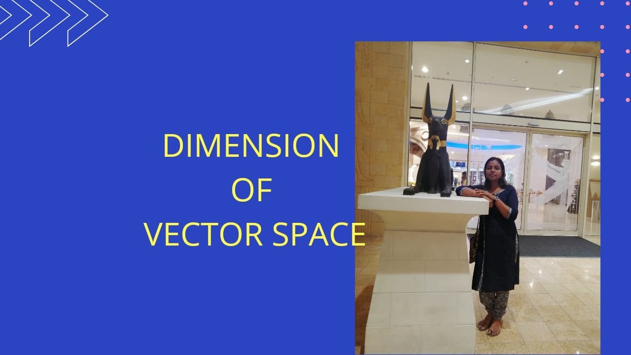 DIMENSION OF A VECTOR SPACE - YouTube