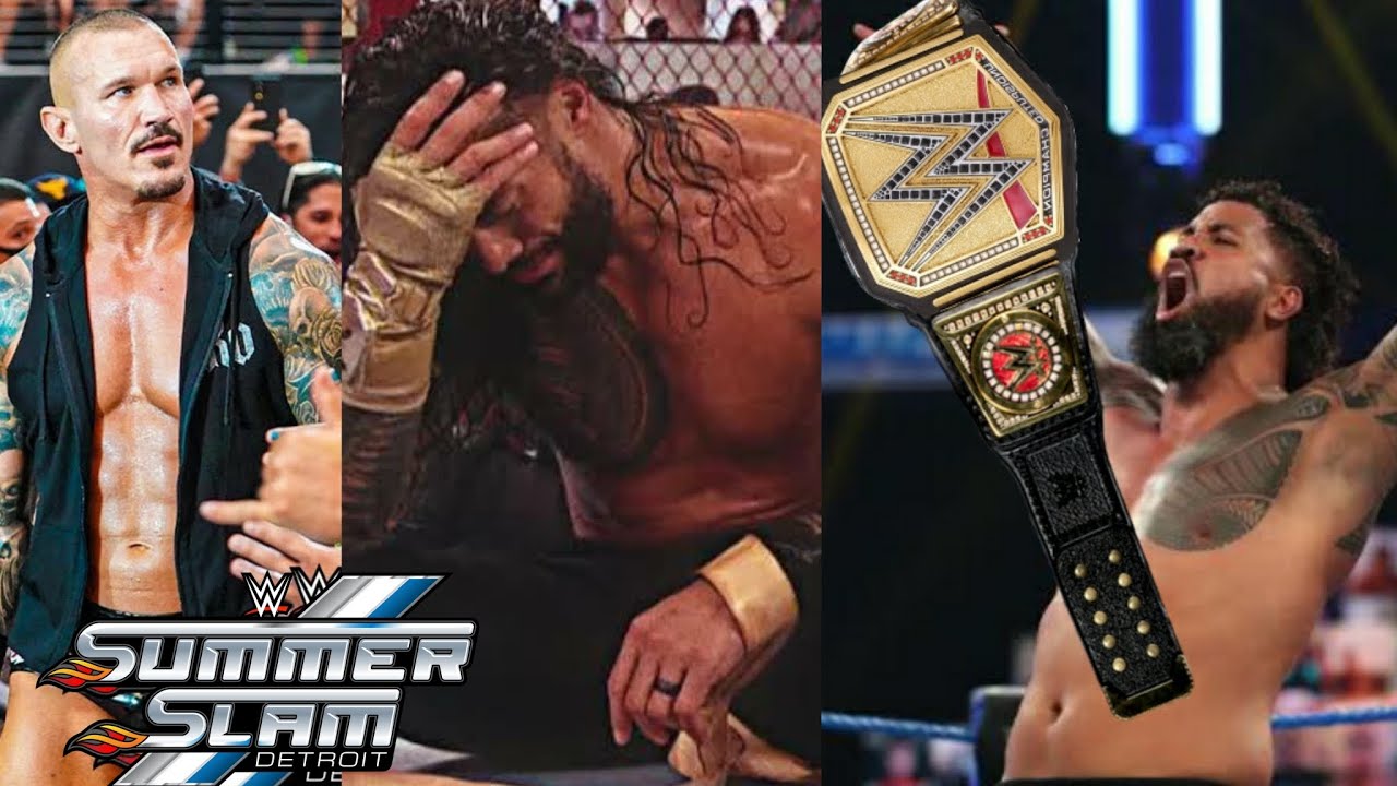 Wwe Summerslam 2023 Highlights Jey Uso Wins Undisputed Championship
