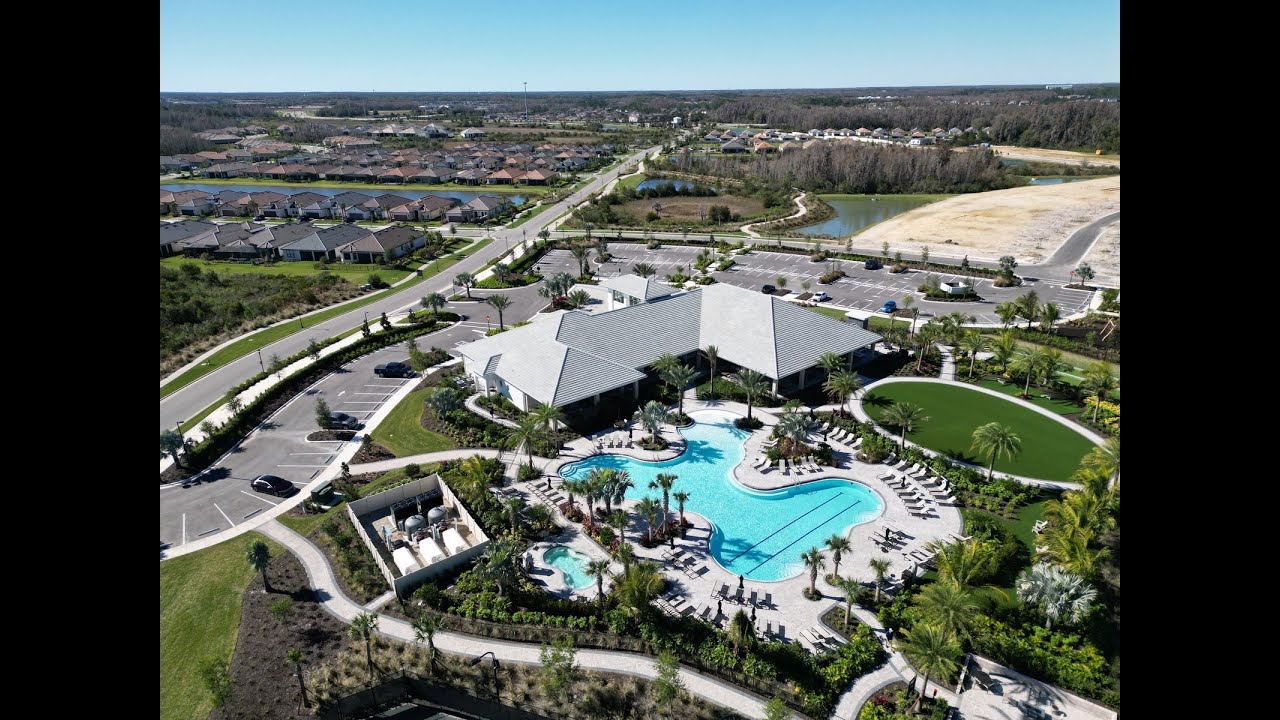 Esplanade at Wiregrass Ranch Drone Tour Wesley Chapel FL January 6th ...