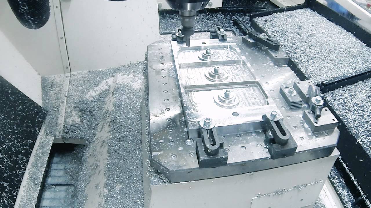 LOXIN TMC 845 Aircraft Rib Machining - YouTube