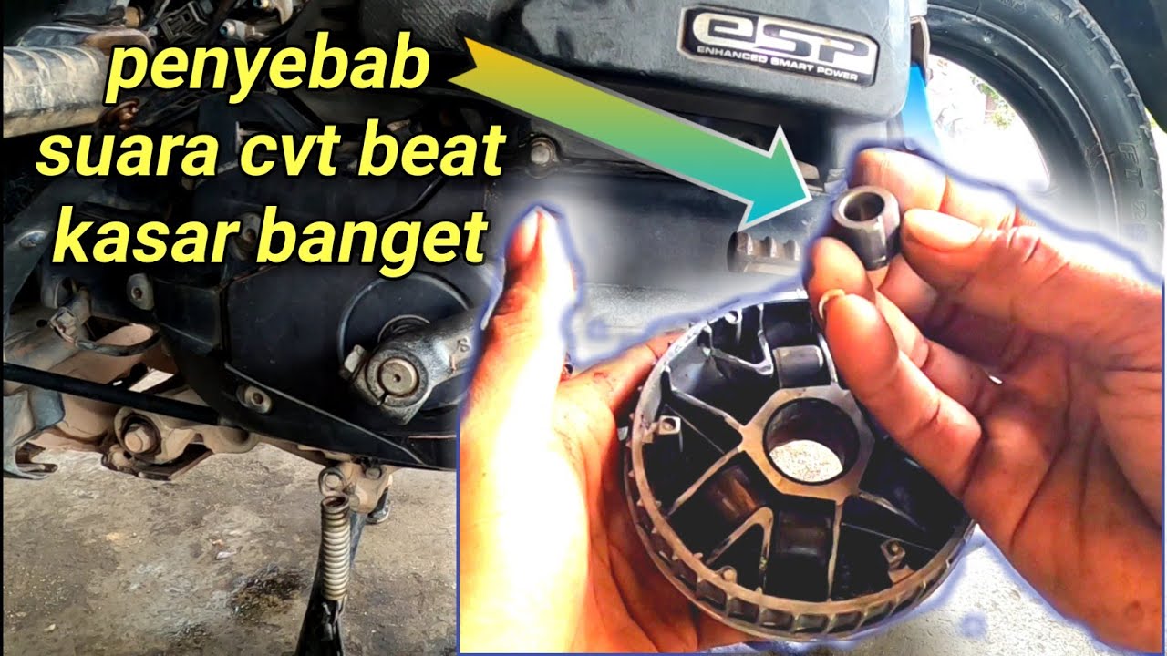 inilah penyebab suara cvt beat sangat kasar - YouTube