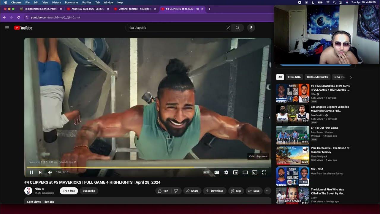 2WAY_ENT REACTS TO #4 CLIPPERS at #5 MAVERICKS | FULL GAME 4 HIGHLIGHTS - YouTube