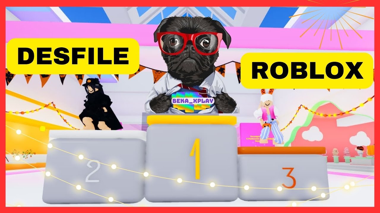 JOGO DO DESFILE ROBLOX PATY E BEKAXPLAY #roblox - YouTube