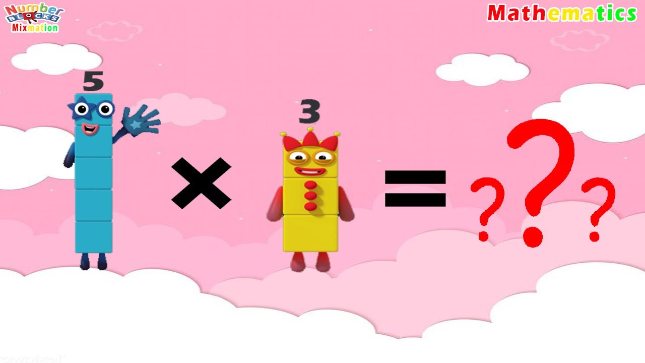 [NUMBERBLOCKS MATH] Learn Multiplication with numberblocks 3 | Learn to ...