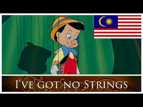 Pinocchio (1940) - I've Got no Strings | Malay HQ (Bahasa Melayu)