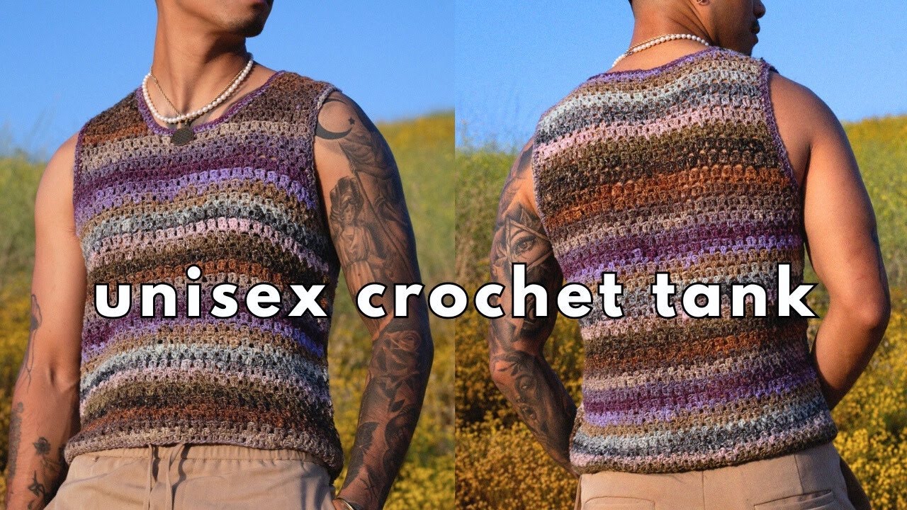 crochet summer tank top tutorial | crochet casual tank in any size ...