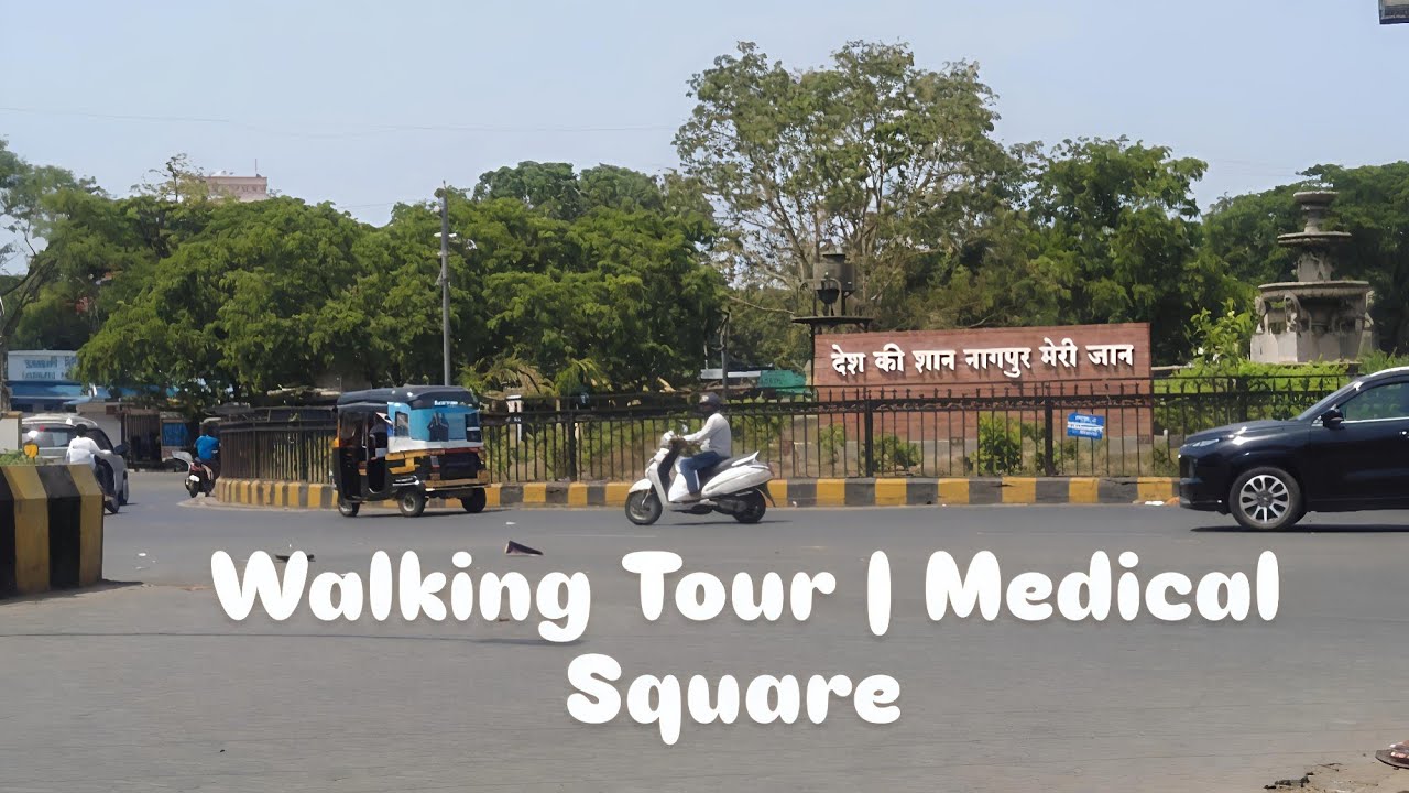 Nagpur City Walk: Medical Square to VR Mall! 🇮🇳 Lively Untkhana Streets ...