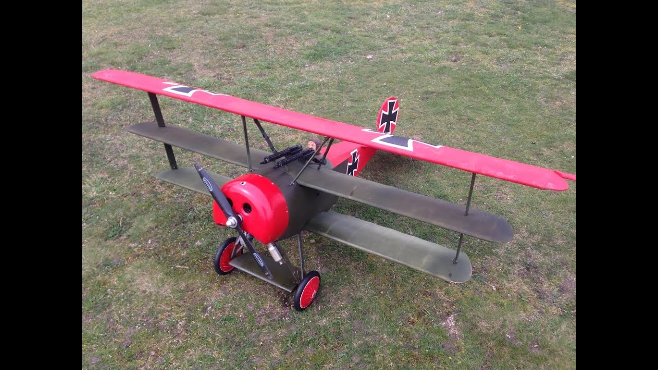 RC WW1 Fokker DR1 Triplane - YouTube