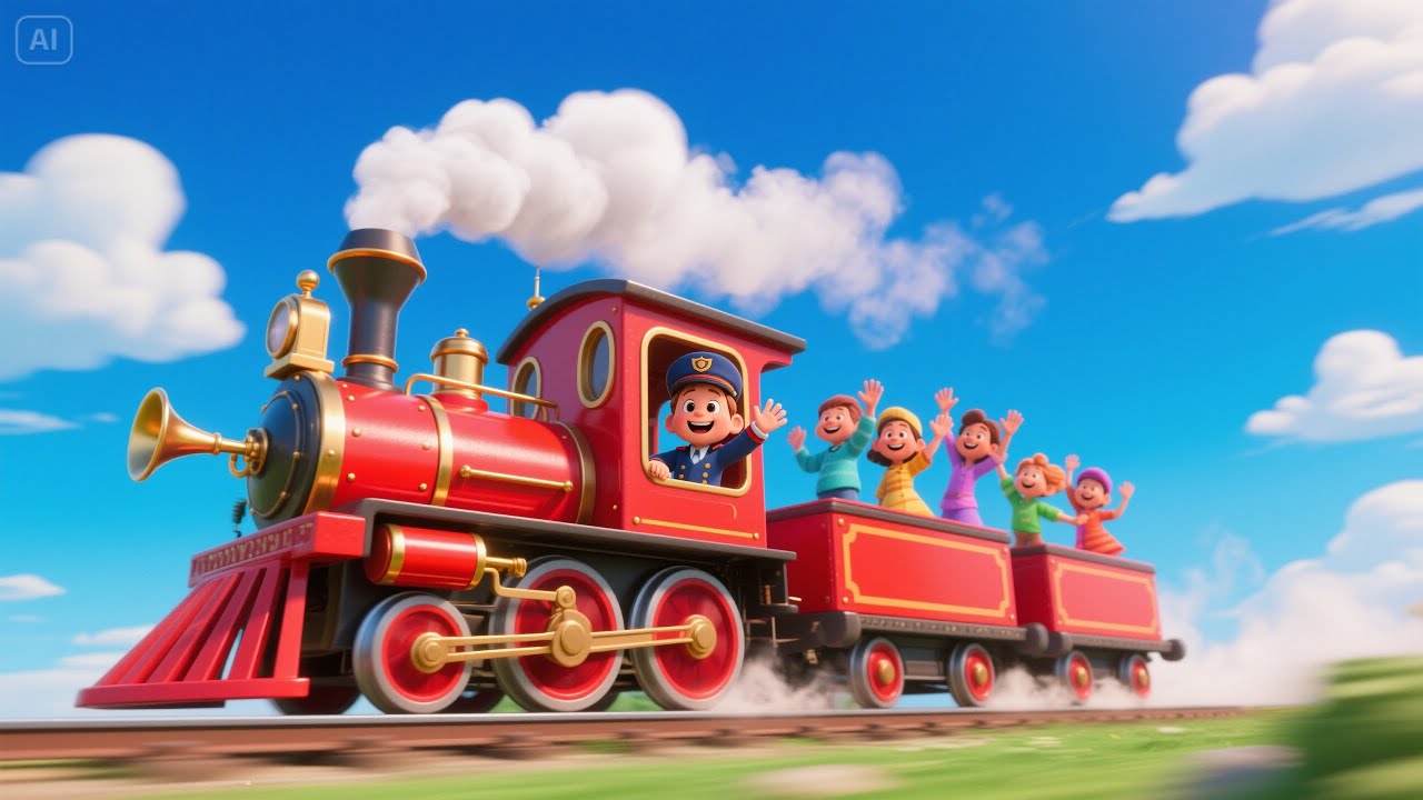Go Go My Train – Choo Choo to Adventure Land | Fun Train Ride Song for ...