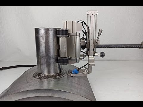 MOS-07-DD Automatic Ultrasonic Scanner for Nozzle Weld Inspection - YouTube