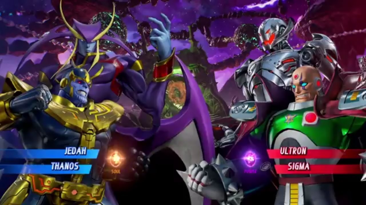 MARVEL VS. CAPCOM: INFINITE Jedah,Thanos VS Ultron,Sigma CPU Fight ...