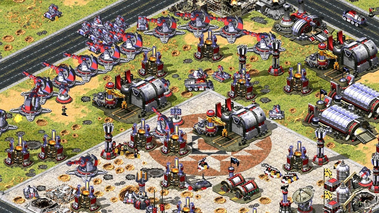 Red Alert 2 Tech center 2 - New Map - Brutal Ai - 7 vs 1 - france ...