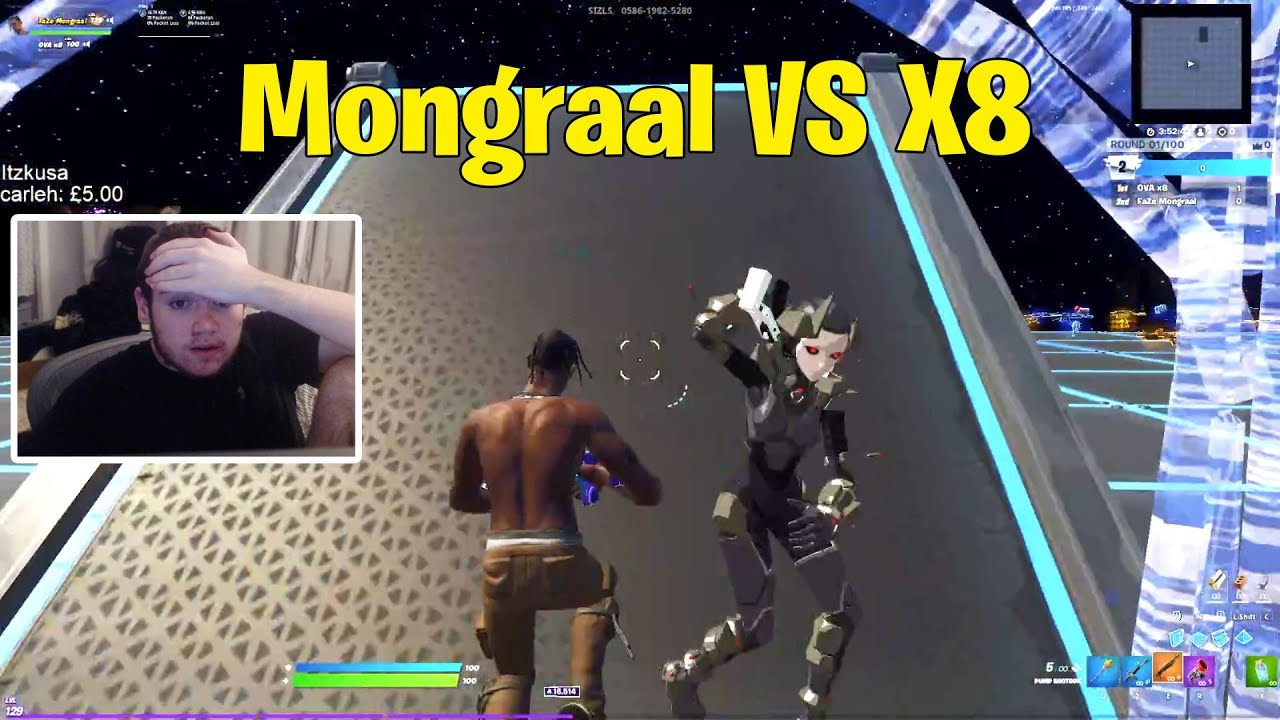 Mongraal VS X8 1v1 Buildfights | Fortnite 1v1 - YouTube