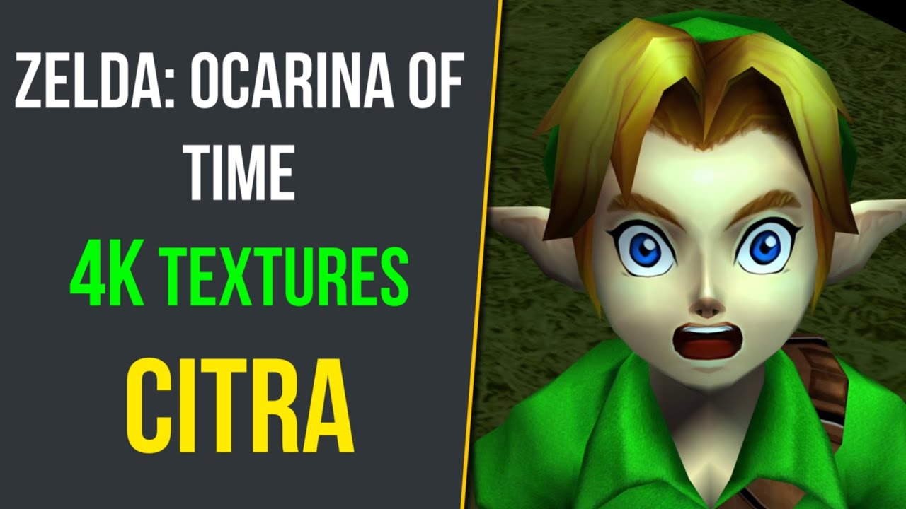 How To Install Zelda Ocarina Of Time 4k Texture Pack In Citra 3ds