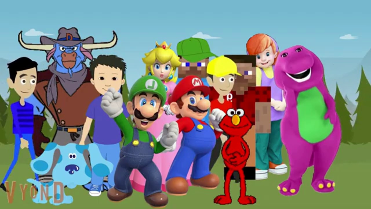 Charlie V Clubhouse: Elmo and Barney The Best Friends Helpers (Full ...