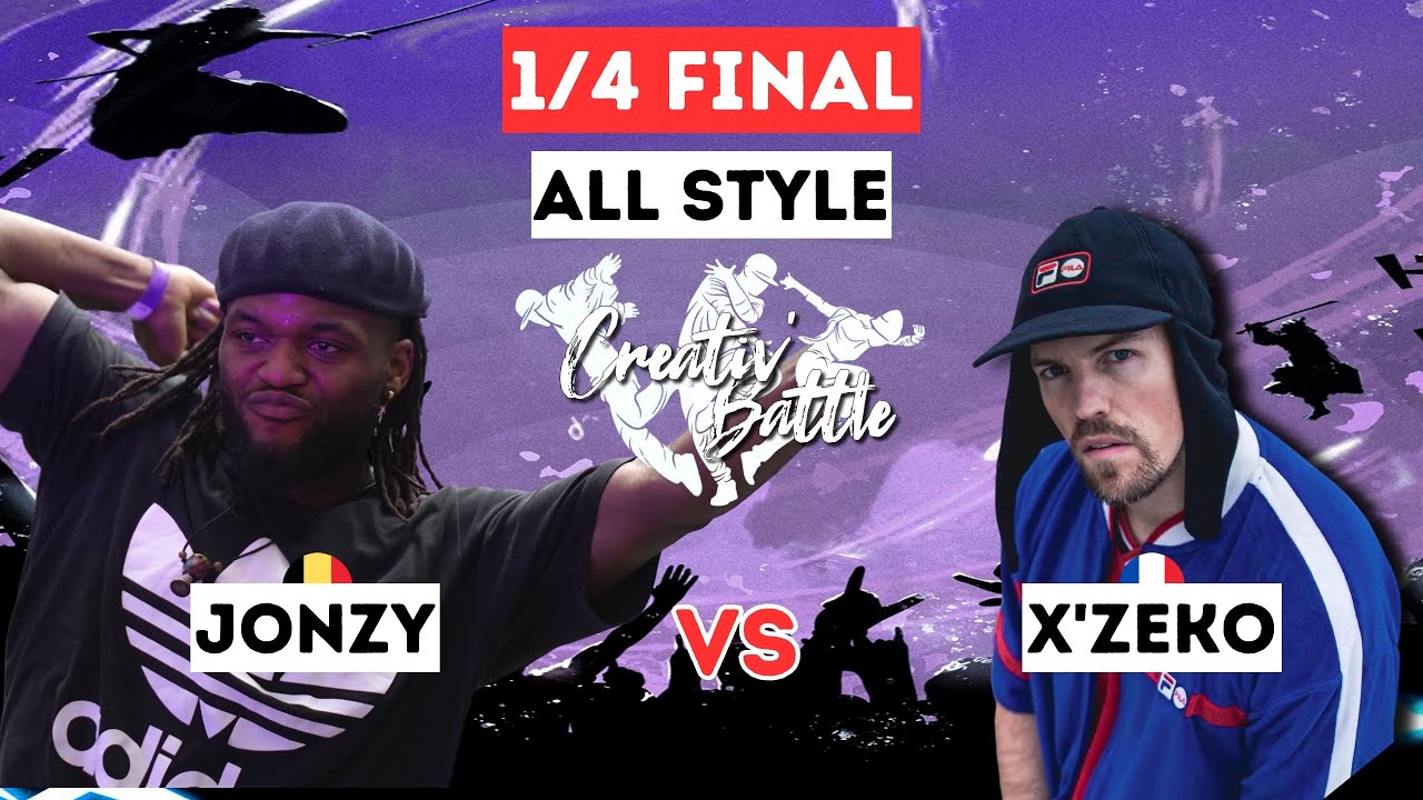CREATIV’ BATTLE 2023 | JONZY VS X’ZEKO | 1/4 FINAL ALL STYLE - YouTube