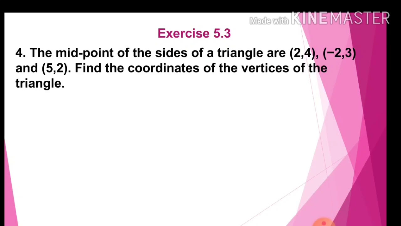 5.Coordinate Geometry(1) - YouTube