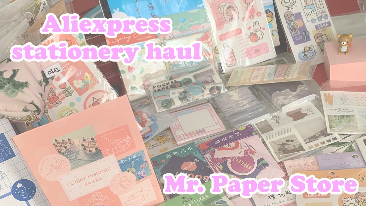 ️📒Aliexpress Stationery Haul || Mr Paper store 📒 ️ - YouTube
