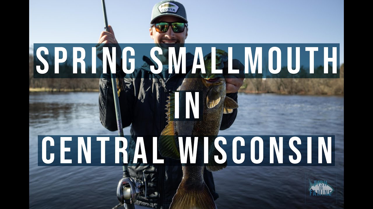 Spring Smallmouth Fishing on Central Wisconsin River Systems - YouTube