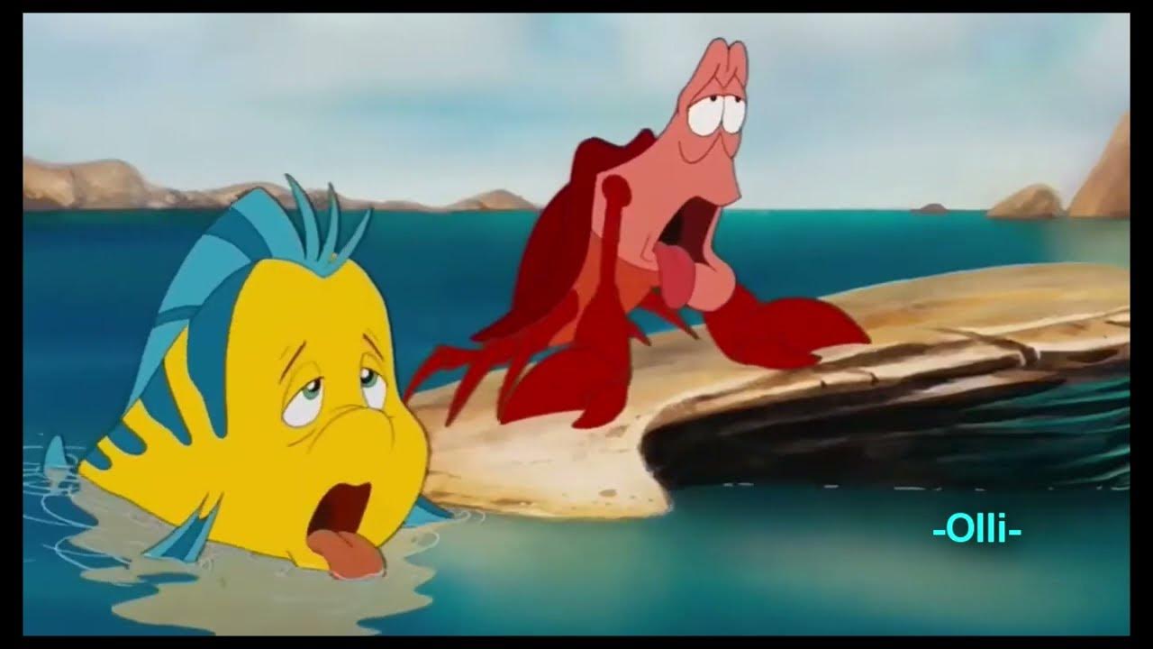 🧜‍♀️Русалочка Ариэль с человеческими ногами Iлучший момент ...