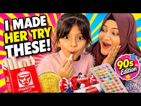My Daughter Tried My Childhood Candies For The First Time 😂🍫