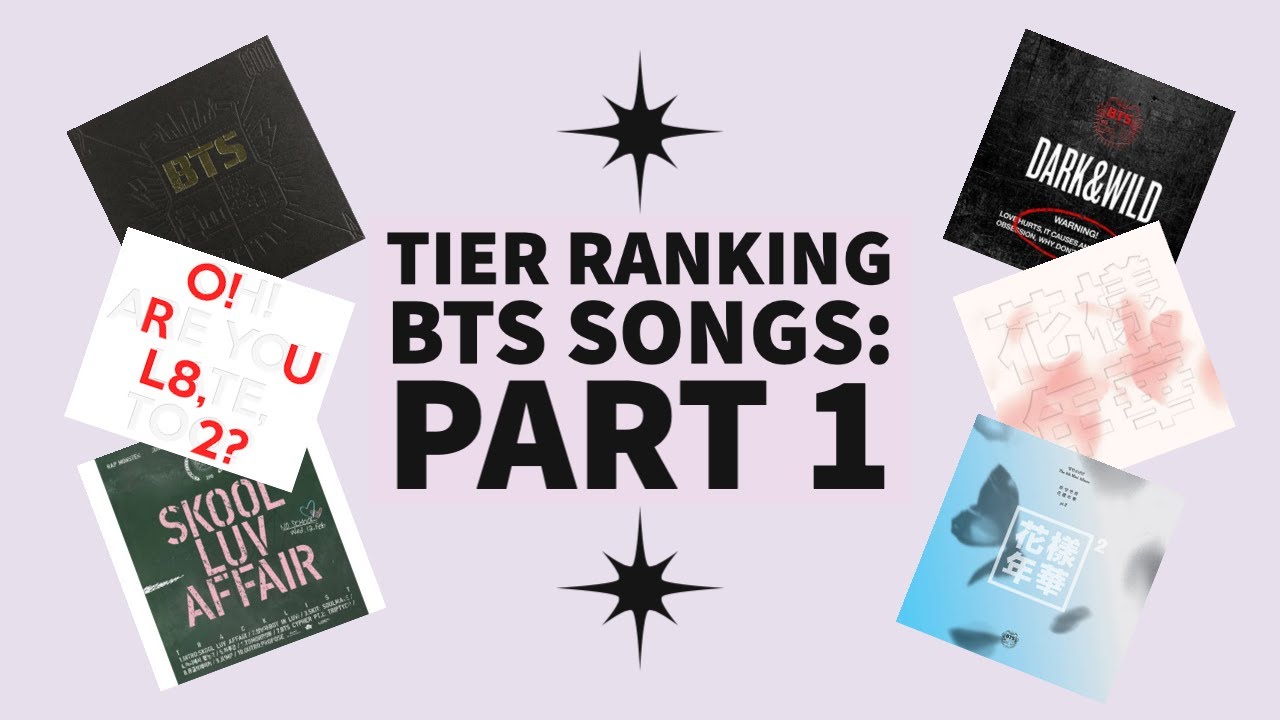 ranking almost every bts song: part 1 (2 cool 4 skool - most beautiful ...