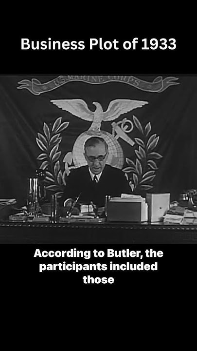 Business Plot of 1933 to Take Over the USA - YouTube