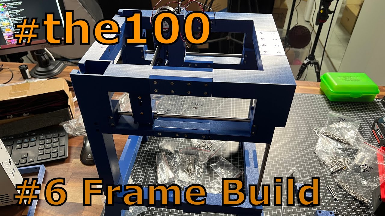 The #the100 3D printer build, Finalizing the frame, February 3D Printer ...