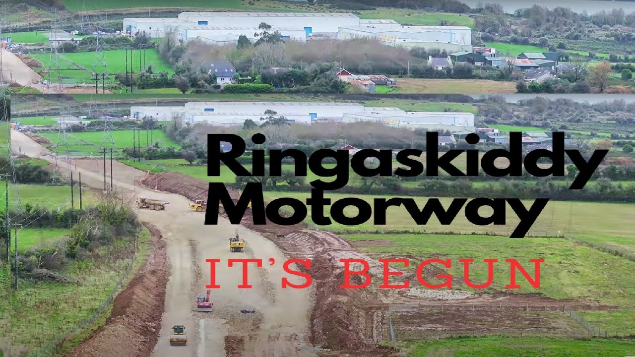Ringaskiddy Motorway Project - November 2024 - YouTube