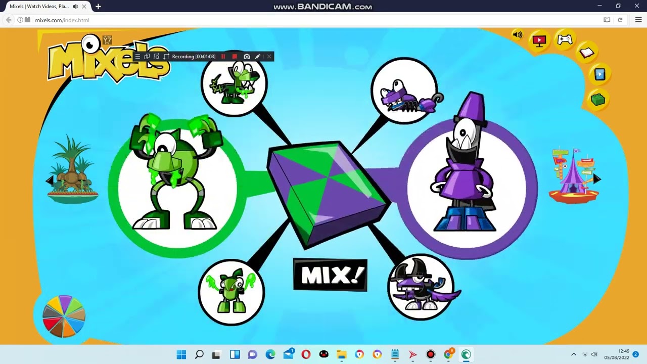 Messing around with the Mixels Website Episode 10: Mixing (Glorp Corp ...