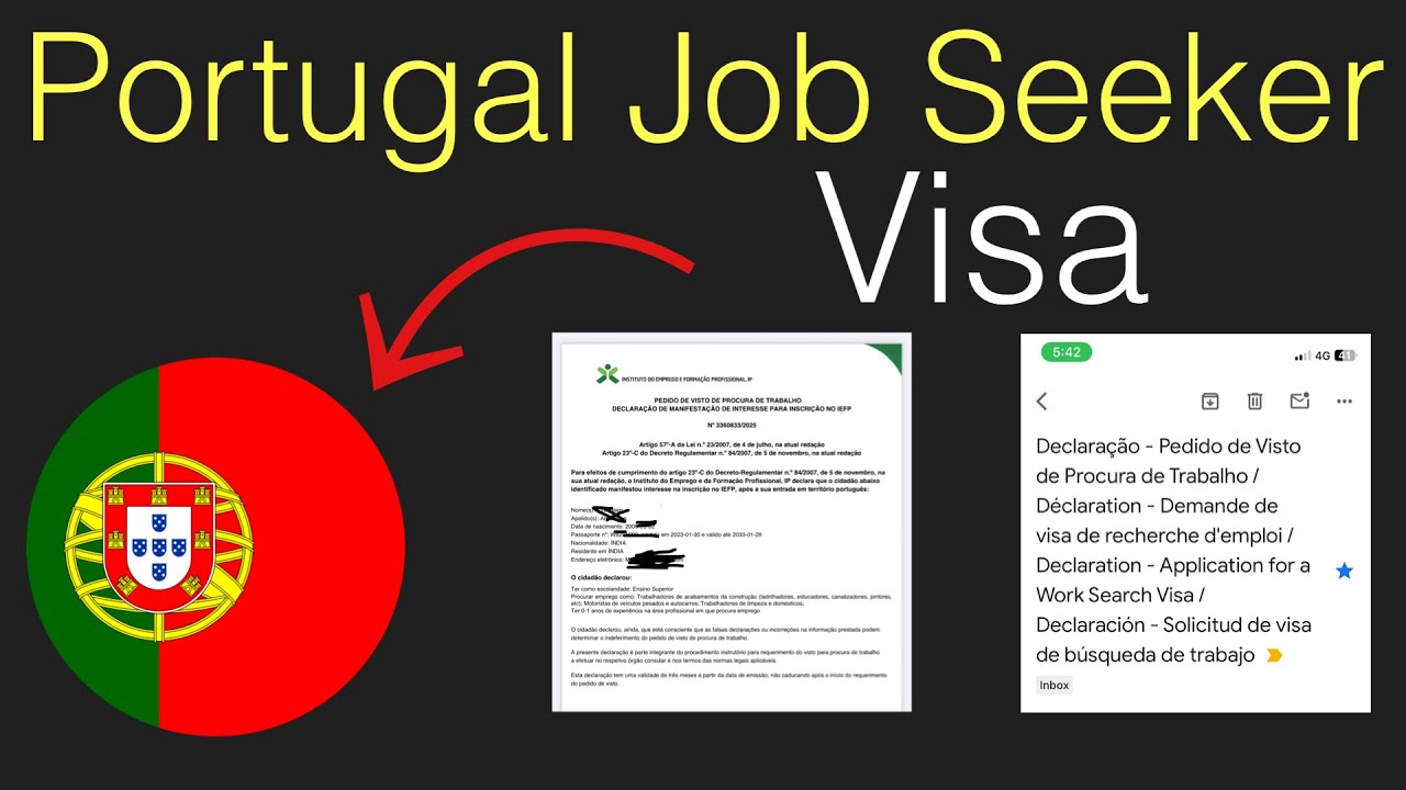 Portugal Job seeker Documents 🔥 Portugal work permit 2025 🔥 Europe work ...